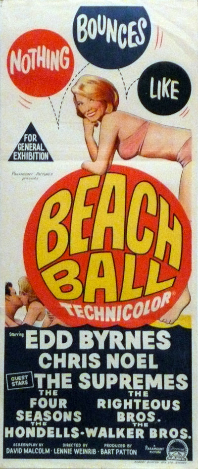 Beach Ball. Original day-bill. – Wild on the Beach