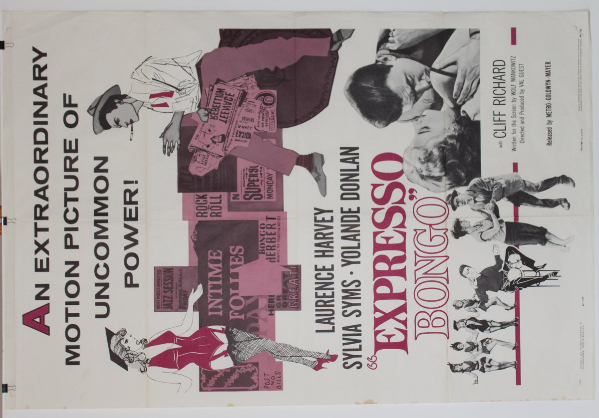Expresso Bongo. Original US one sheet. 1959 – Wild on the Beach