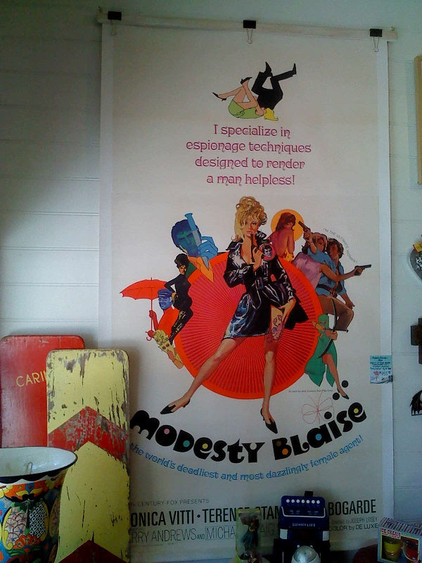 Modesty Blaise. Three Sheet Poster. – Wild on the Beach